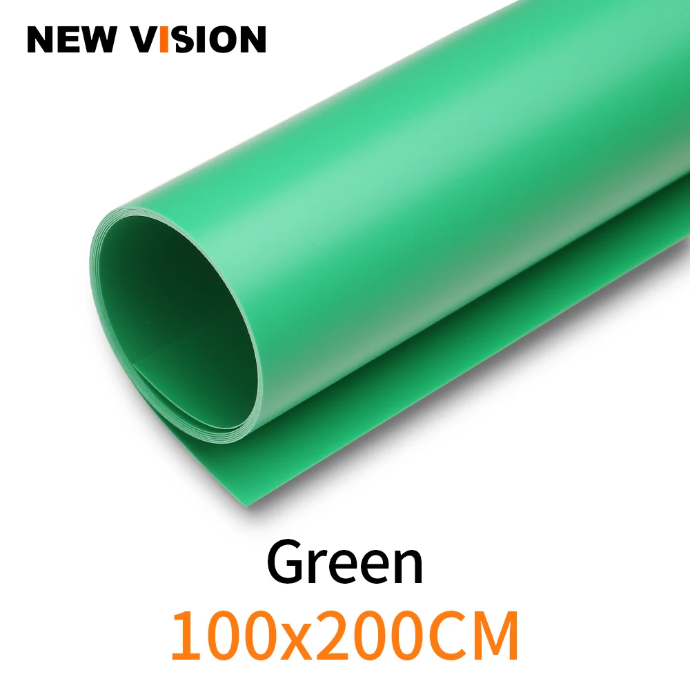 100 cm * 200 cm 39 "* 79" Sem Costura Verde à prova de Água PVC Pano de ...