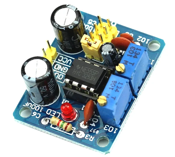 5pcs NE555 DIY Kit Duty Cycle and Frequency Adjustable Module Pulse ...