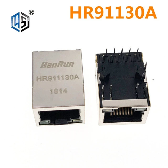 HanRun HR911130A HR911130 RJ45 새로운 origina|커넥터| - AliExpress