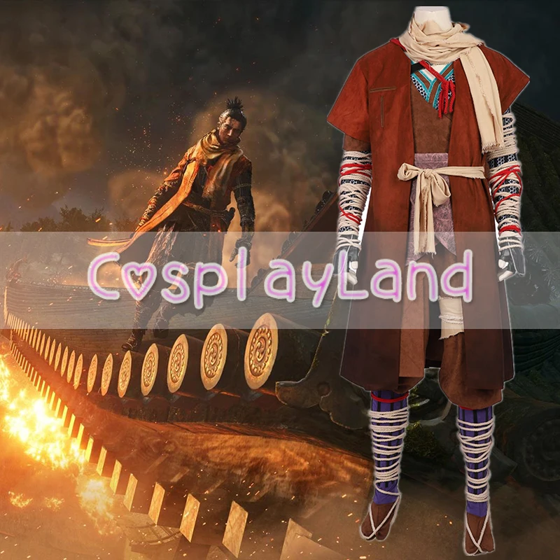 Game Sekiro Shadows Die Twice Cosplay Costume Custom Made Adult Men ...