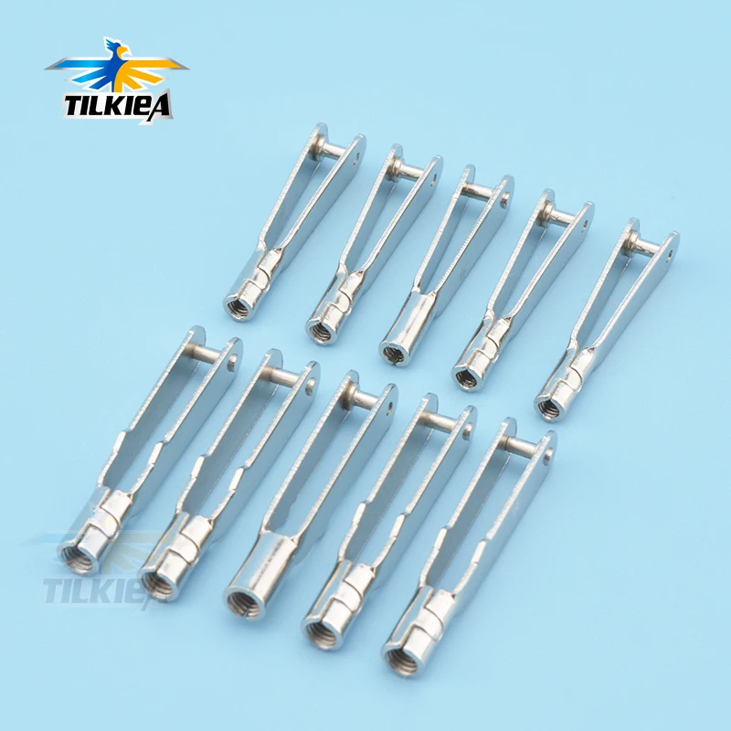 10pcs M2 / M3 Metal Clevis Chuck High Quality RC Control Horn Steel ...