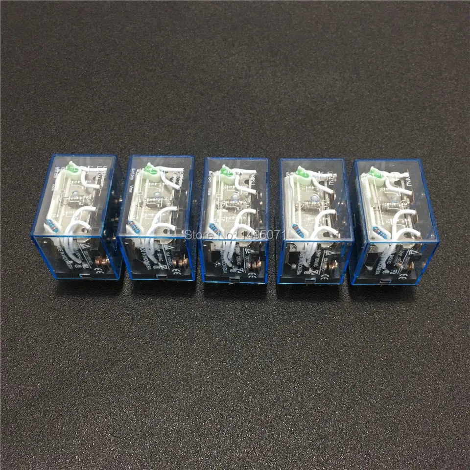 5pcs Power Relay Ly4nj 12v Dc 24v Dc 110v Ac 220v Ac Mini General ...