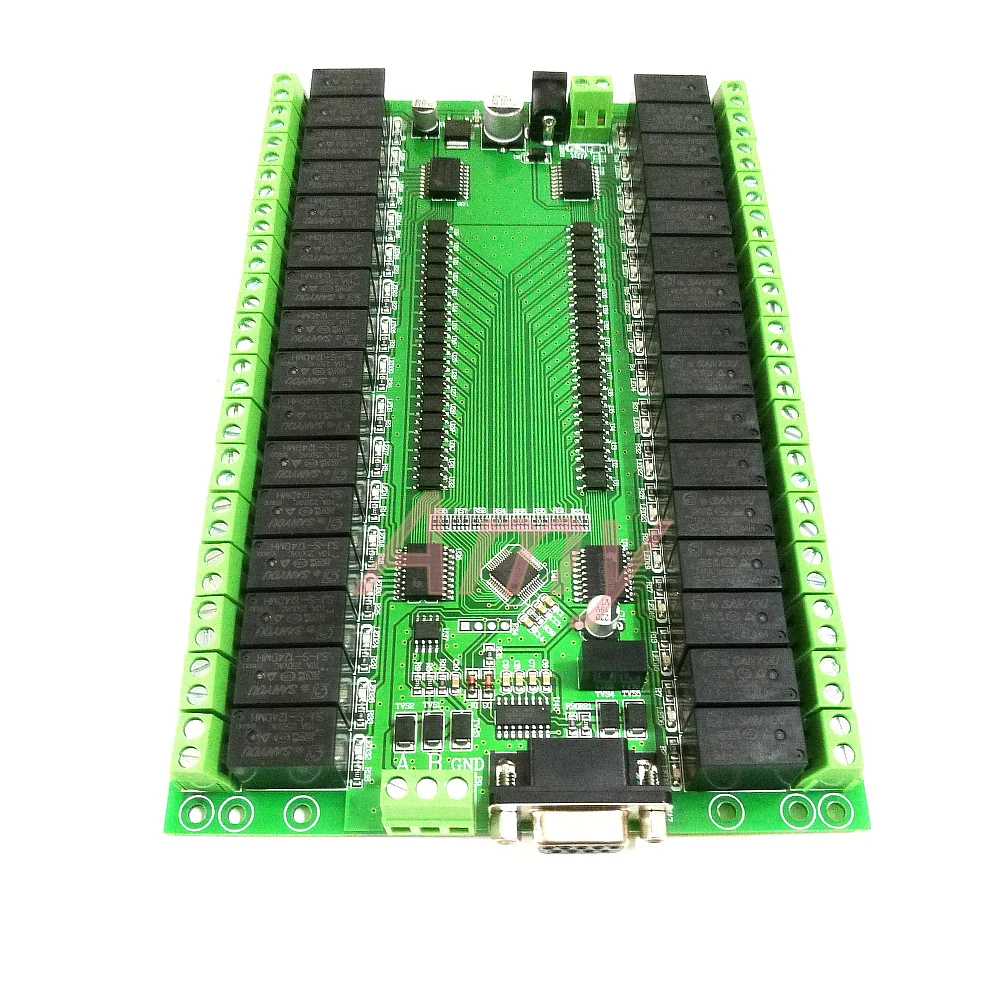 RS232/RS485 serial port control 32 relay module control switch board IO ...
