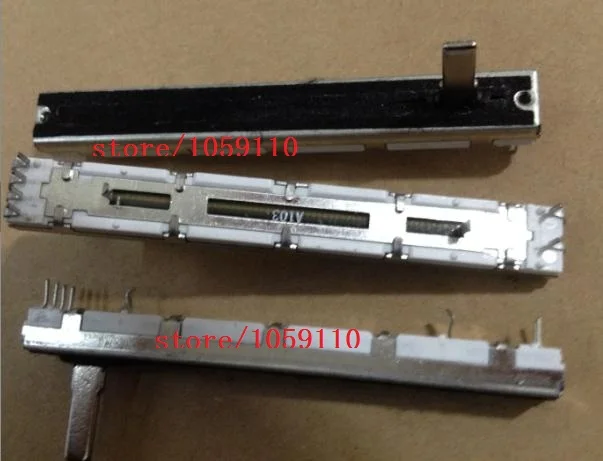 Taiwan 75mm Slide Fader Potentiometer 10kax2 Duplex Potentiometer ...