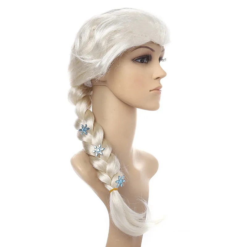 Siver Elsa Wig