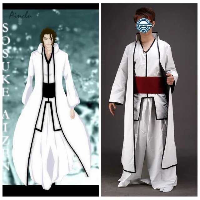 Ainclu Adult Bleach Aizen is installed Cosplay Costume for Halloween ...