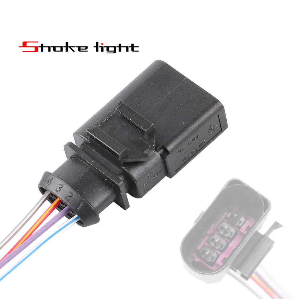 Nova Oe 4 PINOS Conector Plug Fio Pigtail 1K0973804 4 Way para VW AUDI ...