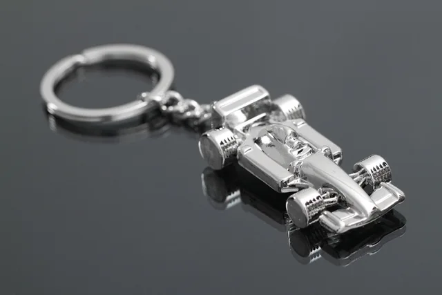 1pc high Quality Silver Color Zinc Alloy F1 Mini Racing Car Men's Gifts ...