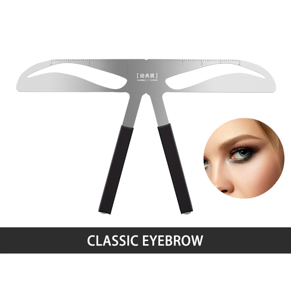 Microblading Eyebrow Balance Ruler Metal Tattoo Shaping Stencil ...