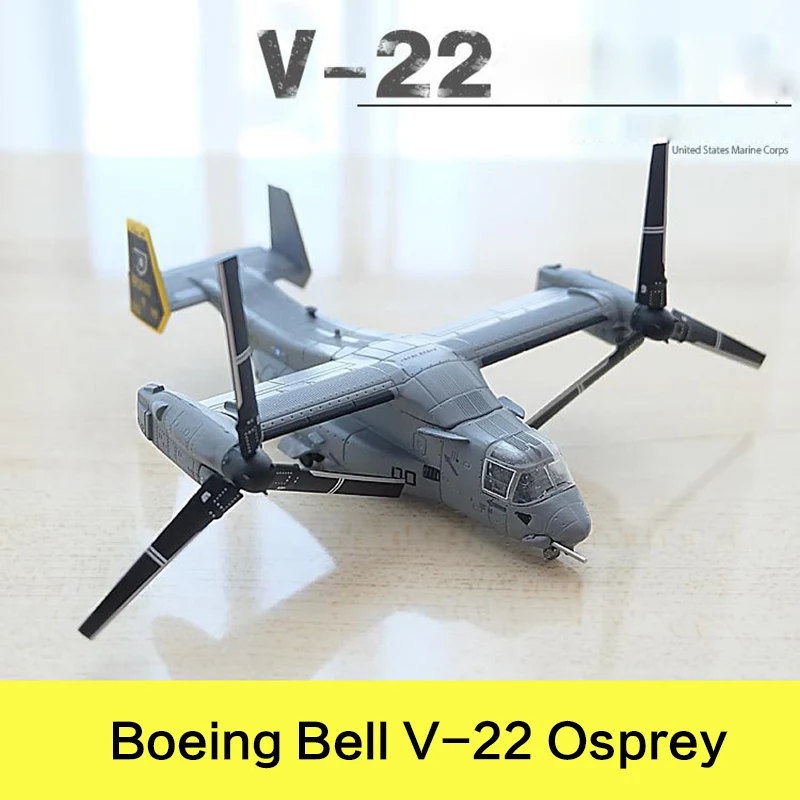 Prenoy Military Alloy Airplane Model Boeing Bell V22 Osprey US Carrier ...
