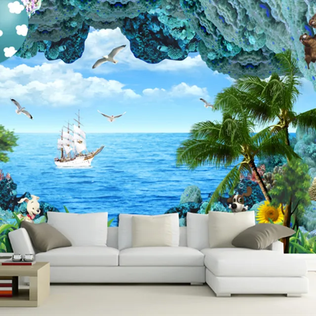 Wallpaper 3d Stereoscopic Ocean