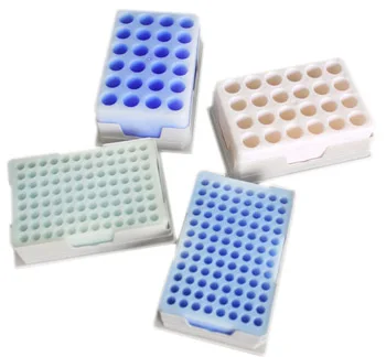 Pcr Cooler Tube Rack Cooling Racks 96 Well 24 Holes Pcr Tube Centrifuge ...
