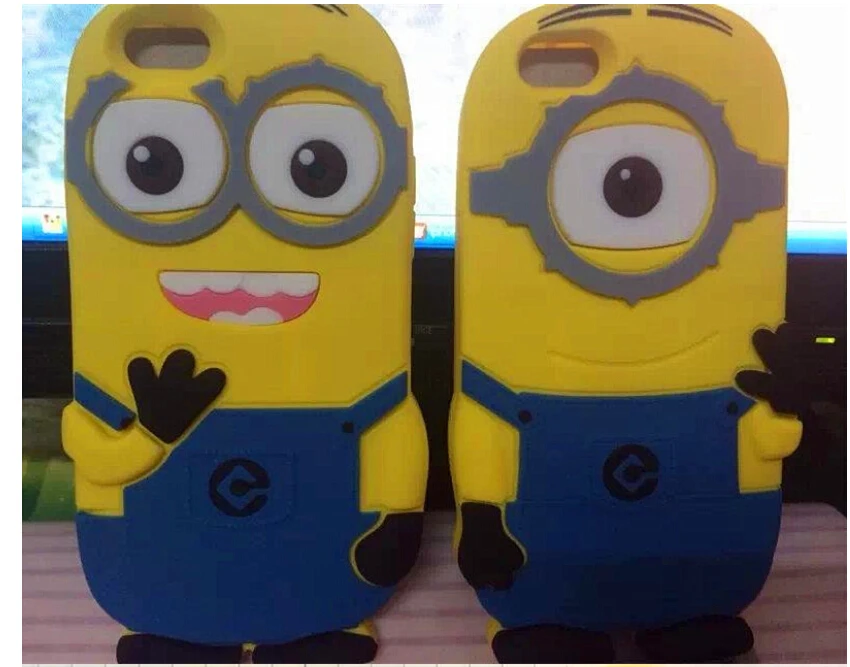 Despicable Me minions series with silicon hot sales cell phone ...