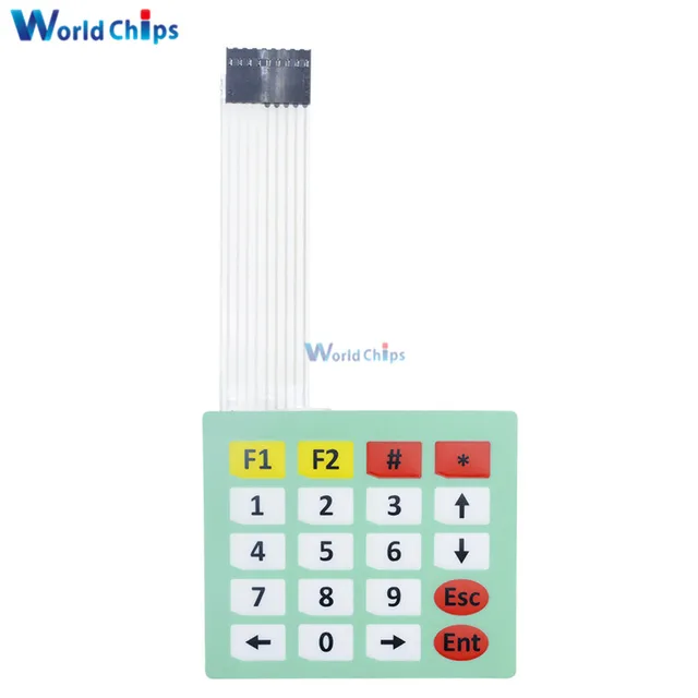Membrane Switch 20 Key 4x5 Matrix Array Keypad Keyboard Control Panel Microprocessor Keyboard