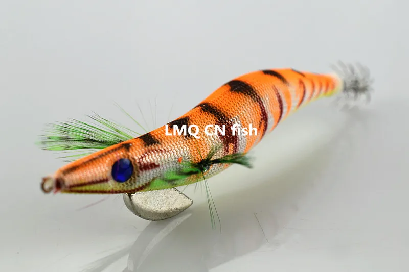 13.5cm 20g 3.5# Shrimp Fishing Lure Squid Night Fishing Squid Jigs Bass ...