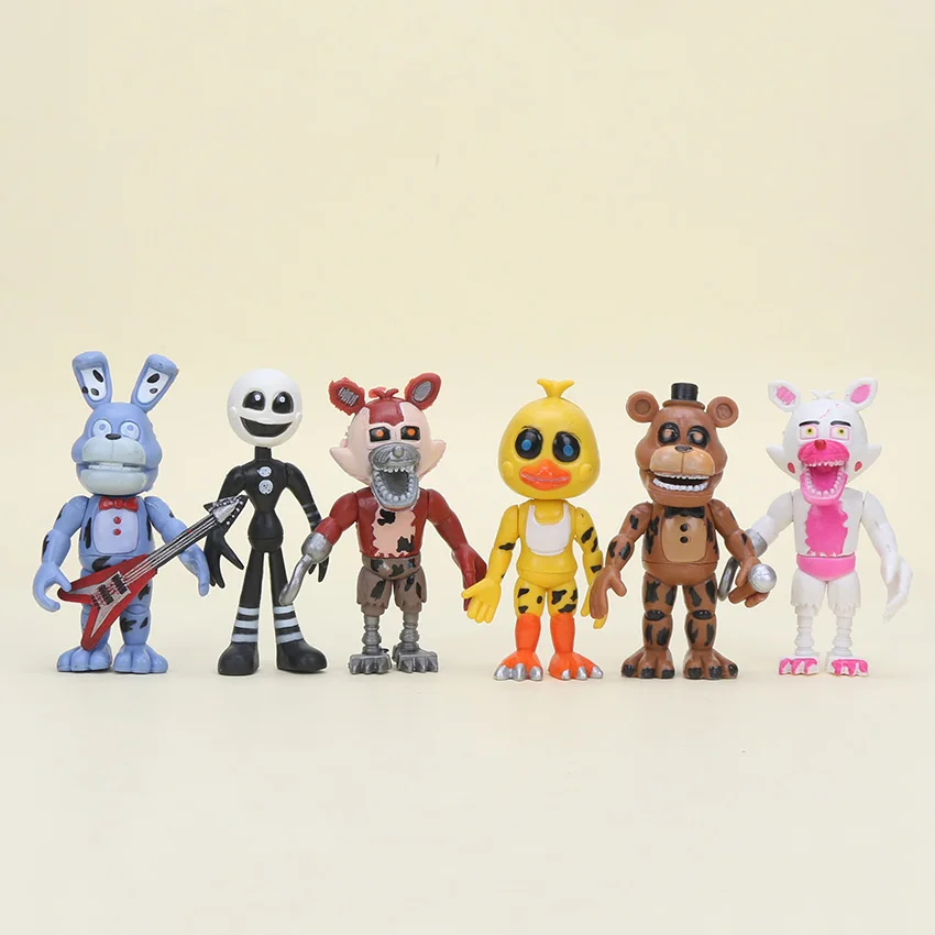6Pcs/set FNAF Figure Five Nights At Freddy's Sister Location Baby ...