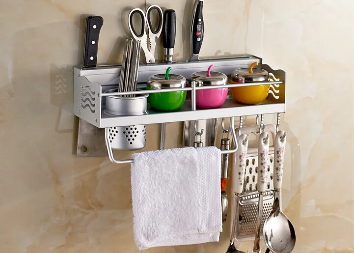 1PC Space Aluminium Kitchen Shelf, kitchen rack Cooking Utensil Tools ...