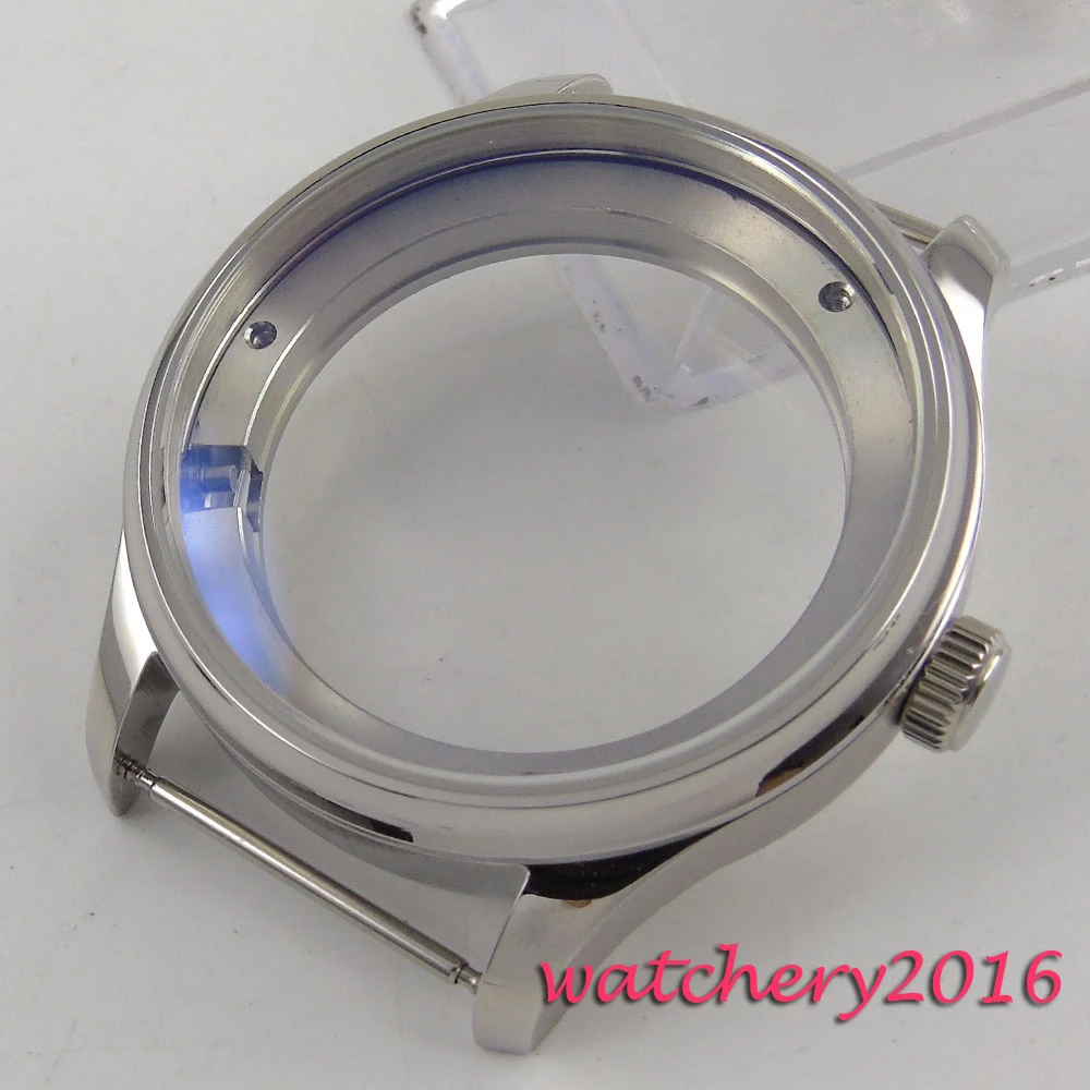 43mm 316l Stainless Steel Watch Case Fit St2505 St2530 Movement - Watch ...