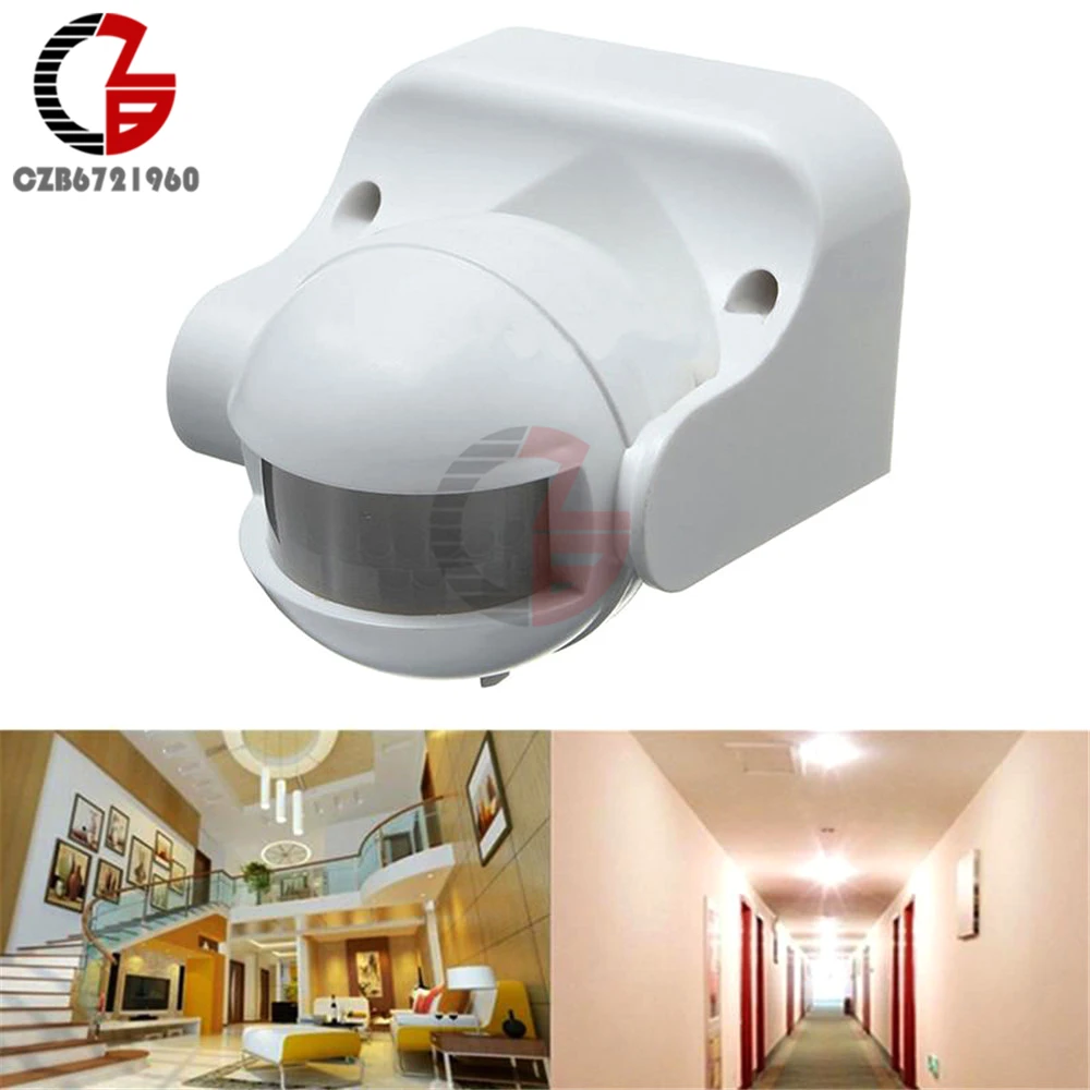220V Outdoor 180 Degree 50Hz Security PIR Motion Sensor Movement ...