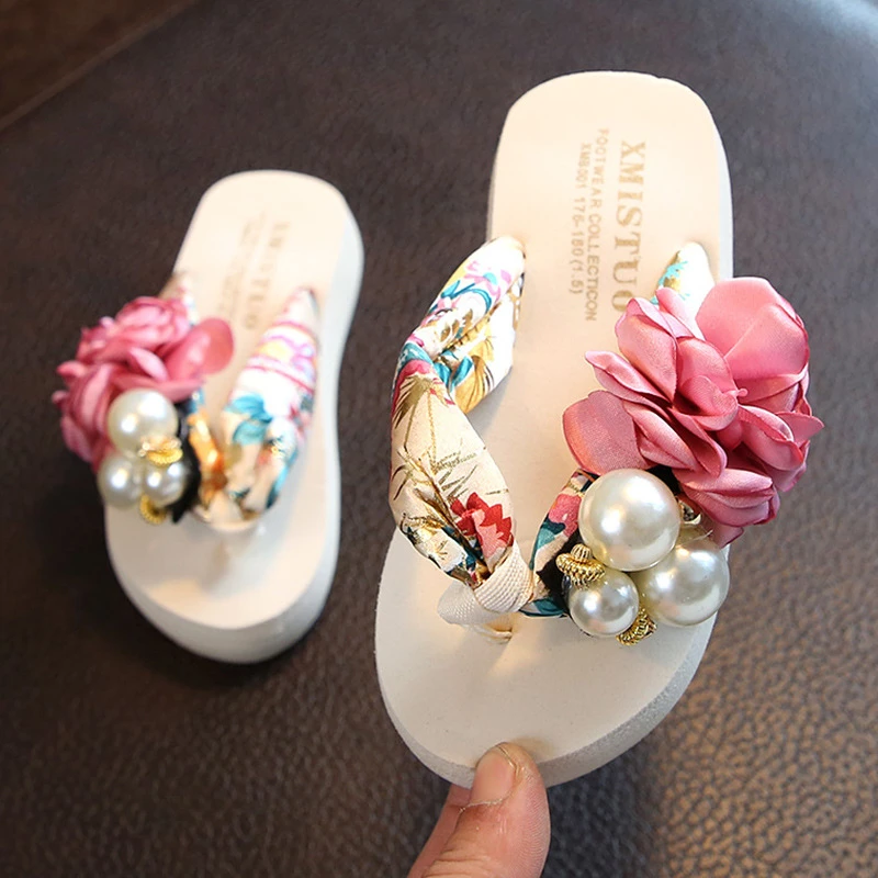 Summer New Non-slip Children's Flip-flops Girls Fashion Beach Shoes ...