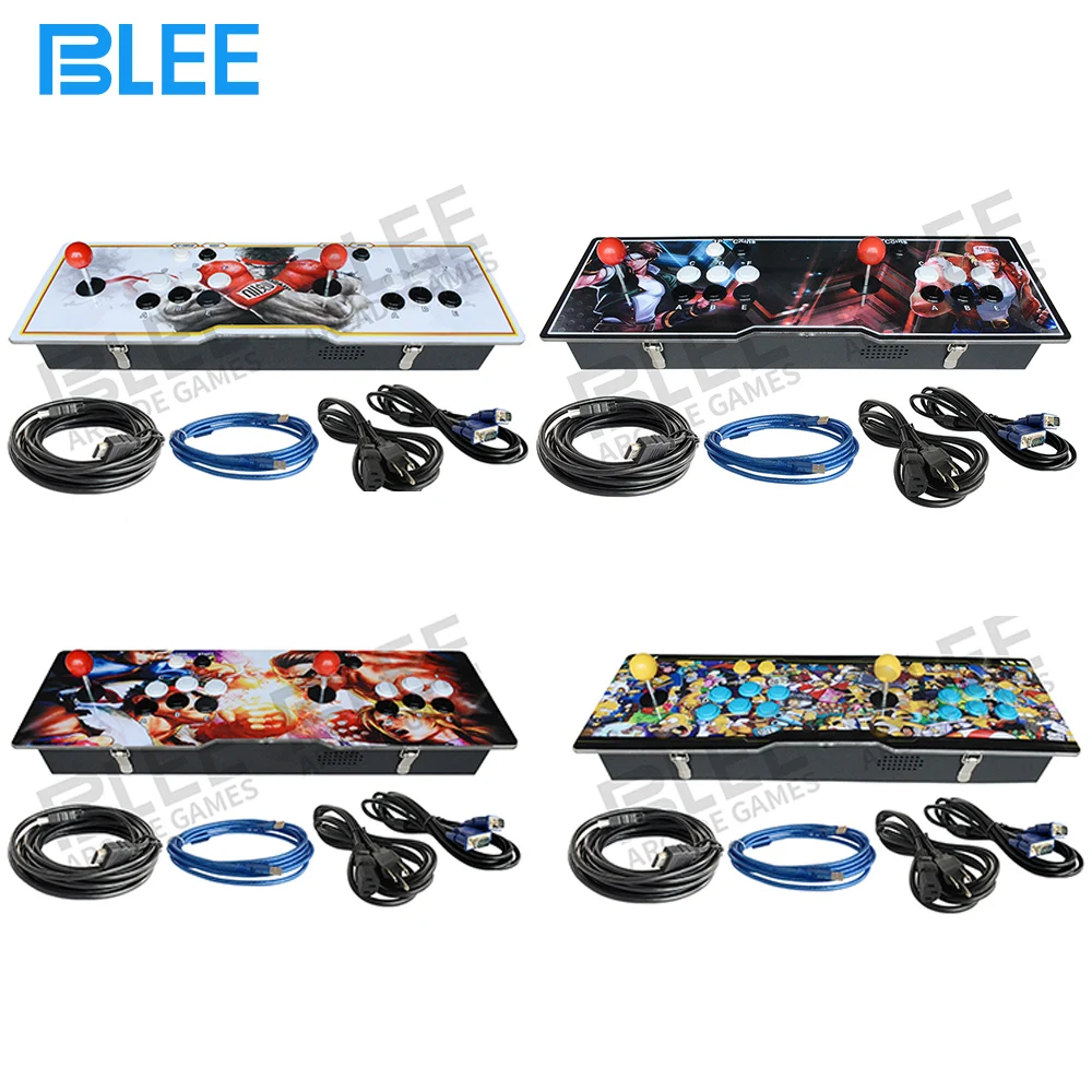 Box 5S 1299 in 1 Arcade Game Console 2 Player Arcade Joysticks Button ...
