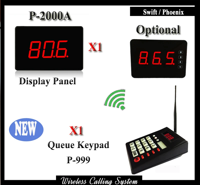 Queue Management System For Restaurant, Kfc, Fast Food With 1 Wireless ...