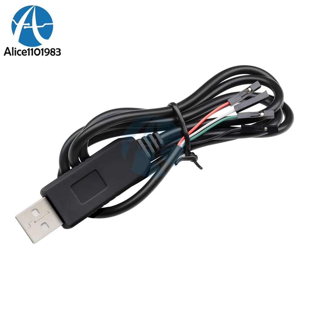 PL2303 PL2303HX USB a UART TTL Cable módulo 4 p 4 Pin RS232 convertidor Serial adaptador Cable ...