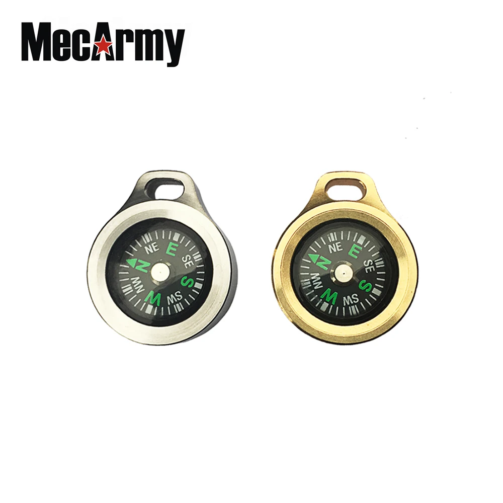 Mecarmy Keychain Compass Cmp T/b Compass Titanium / Brass Direction ...