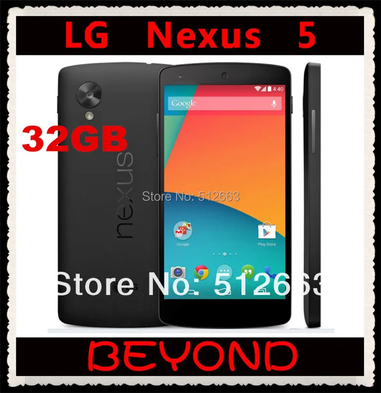LG Nexus 5 32GB Original Unlocked GSM 3G&4G Android WIFI GPS 4.95'' 8MP ...