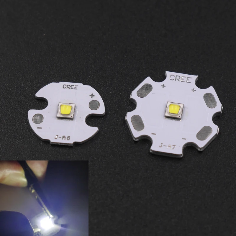 Cree XPG2 led XP G2 3w LED Emitter Cold White 6000 6500K with 16mm 20mm ...