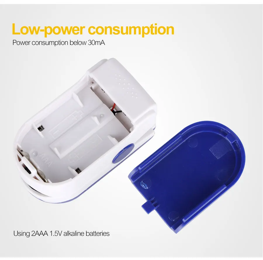 RZ Пульсоксиметр кровяного давления Пульсоксиметр Пальчиковый цифровой портативный пальцевой ...