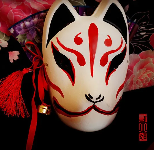 Aliexpress.com : Buy Full Face Hand Painted Japanese Fox Mask Demon ...