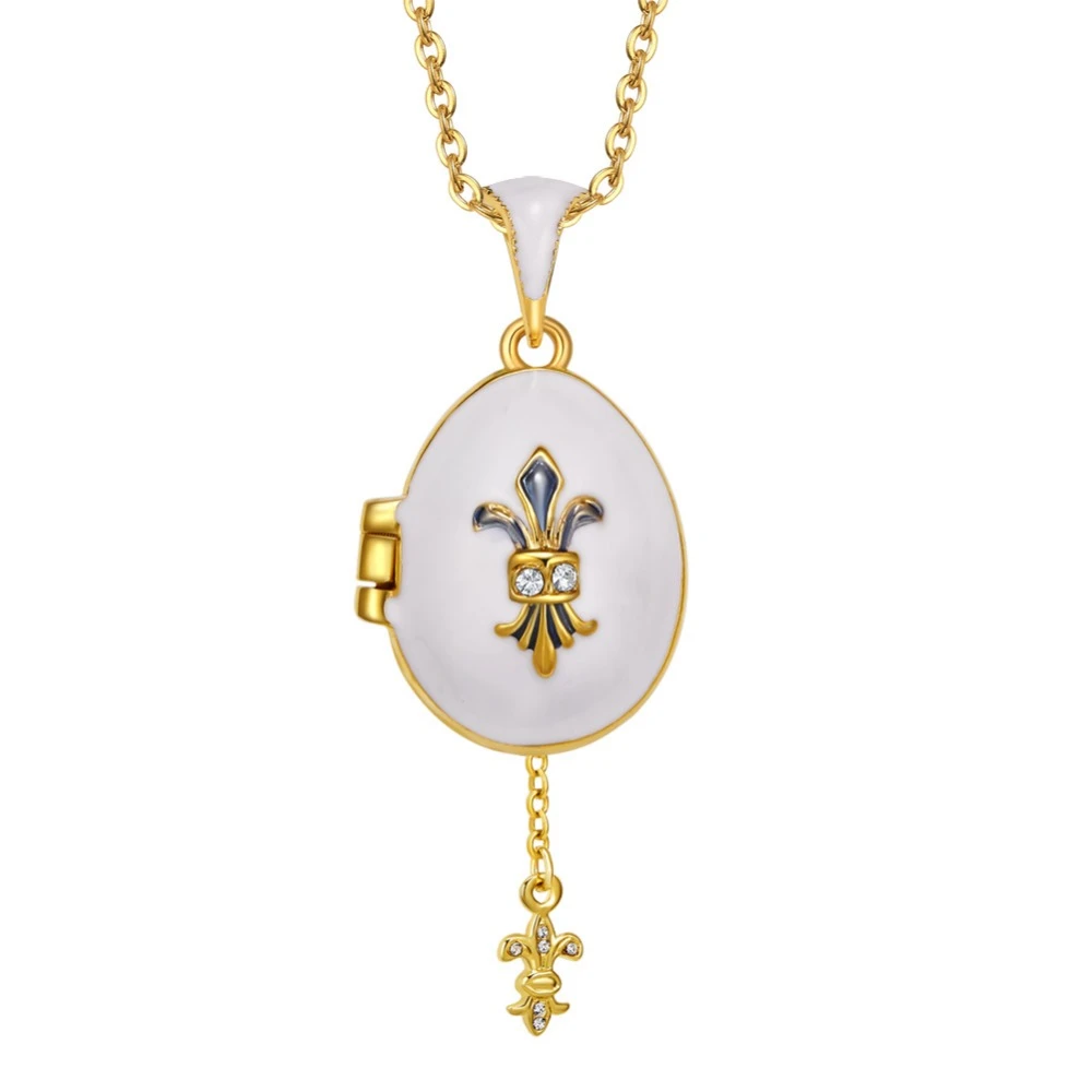 Enamel Handmade Jewelry Locket Brass Vintage Egg sword Pendant Crystal ...