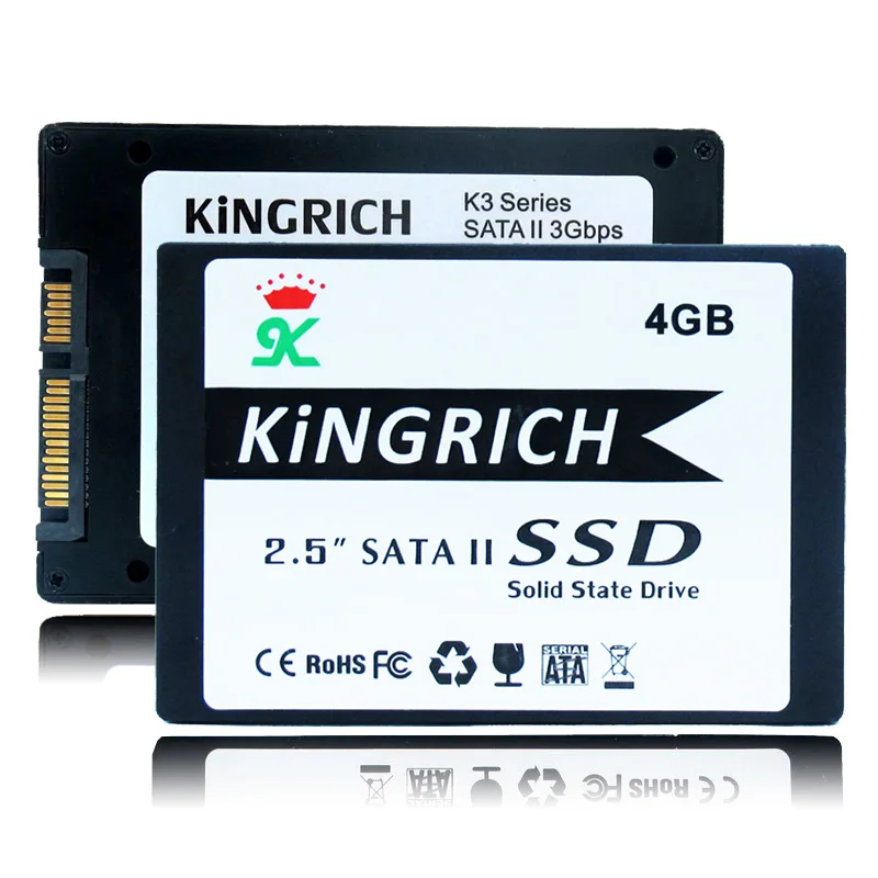 Kingrich 2.5 Inch SATA II SSD 4GB MLC SATA Flash Solid State Disk For ...