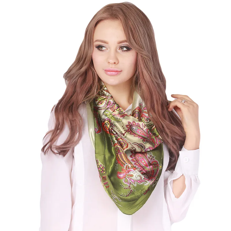 Aliexpress.com : Buy Brand Women Casual Scarves Ladies/Girl Scarf Satin ...