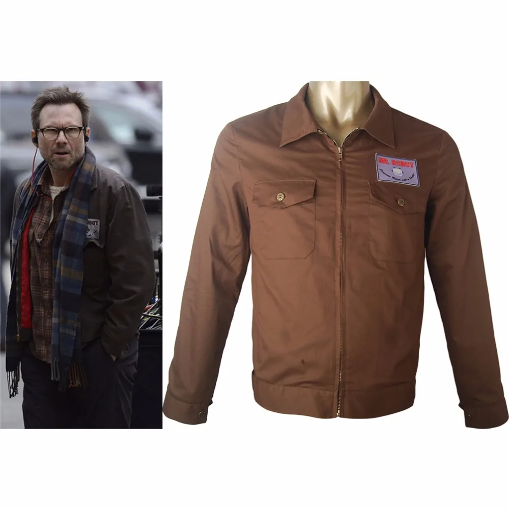 TV Mr Robot Edward Alderson Christian Slater Jacket Coat Outfit ...