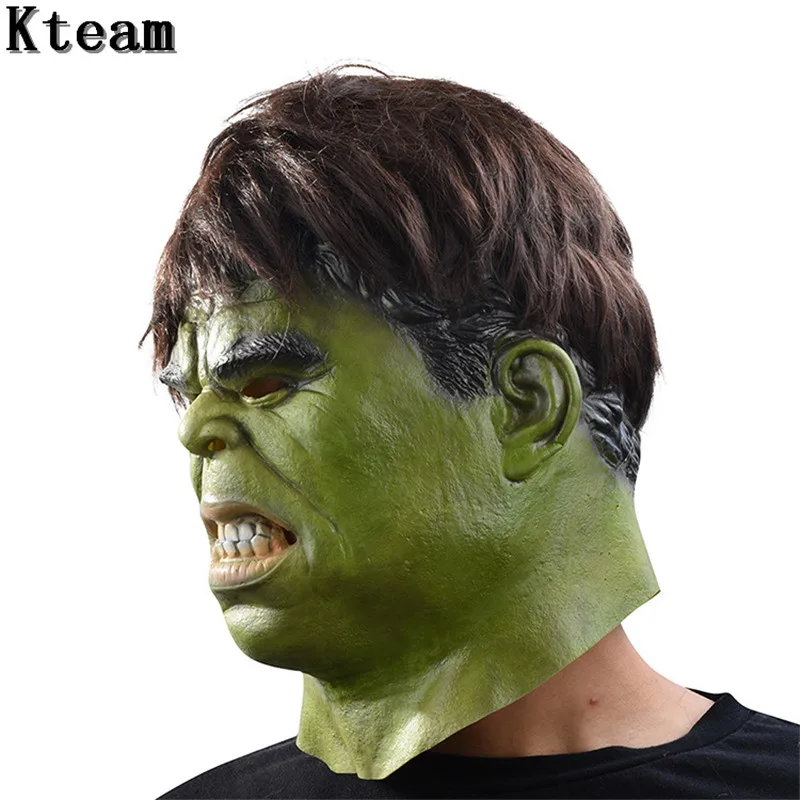 Realistic Latex Avengers Hulk Adult Latex Mask Cosplay Costumes Masks ...