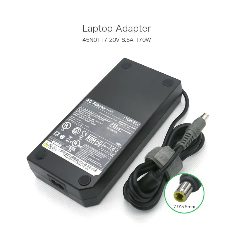 20V-8-5A-170W-7-9-5-5mm-Laptop-Power-Adapter-for-Lenovo-ThinkPad-W520 ...