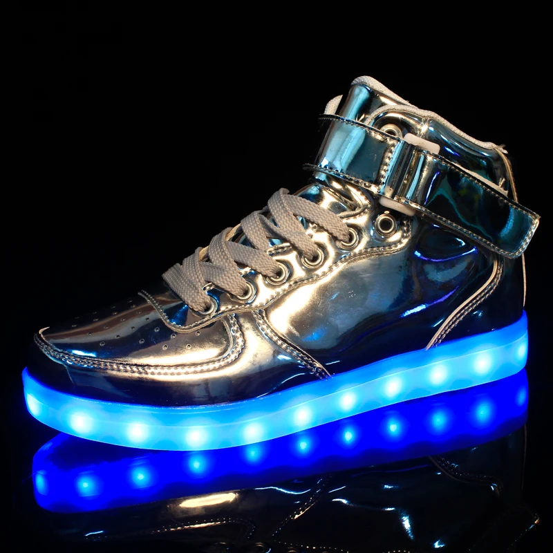 Best deal Merkmak 2018 Unisex Lights Up Led Luminous Shoes High Top ...
