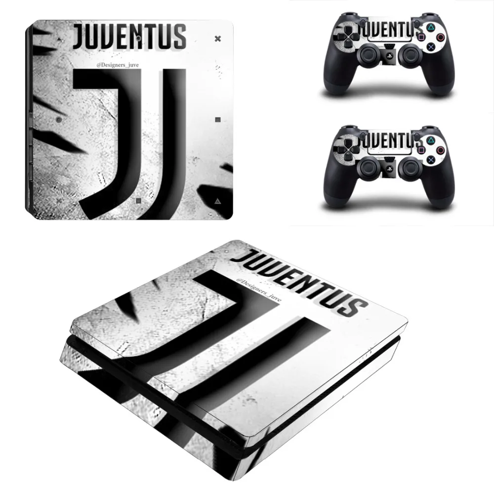 Juventus Football Team Skin Sticker for PS4 Slim Console - ConsoleSkins.co