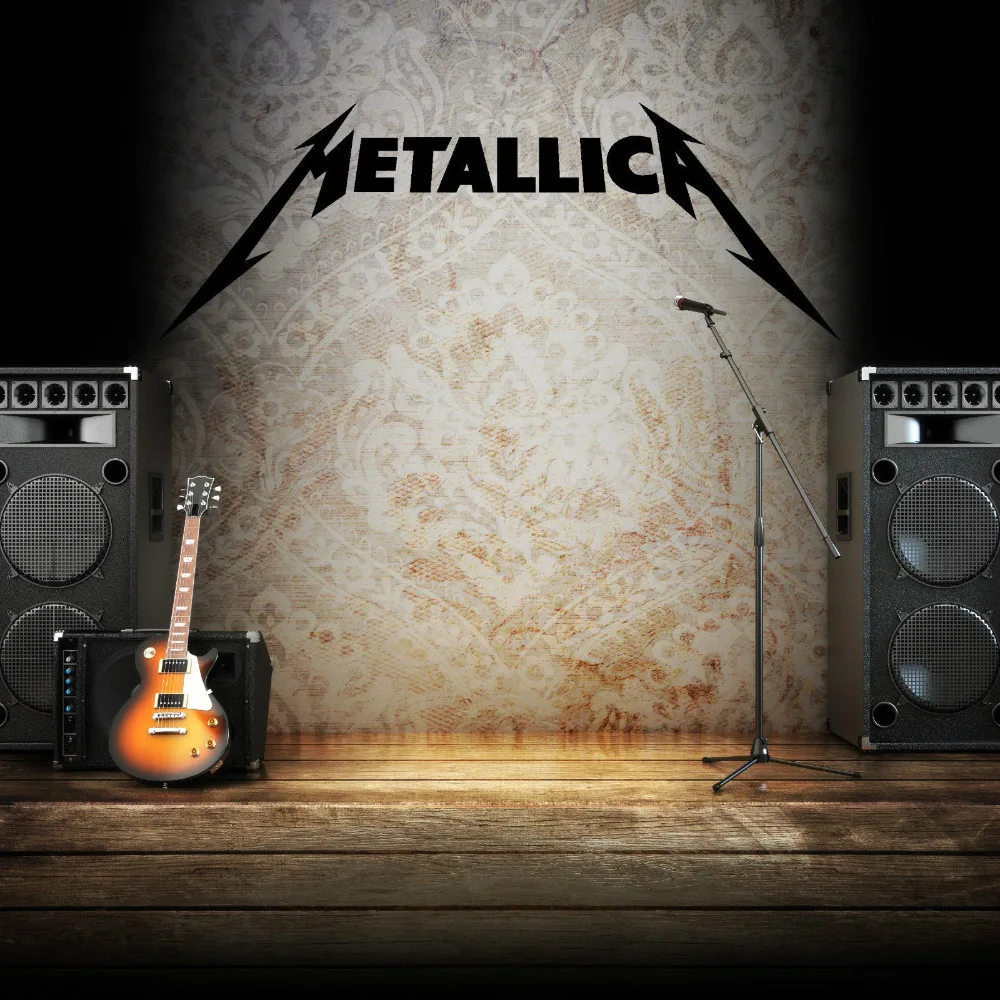 Music Vinyl Wall Stickers For Kids Room Art Sticker Music Decal Heavy ...