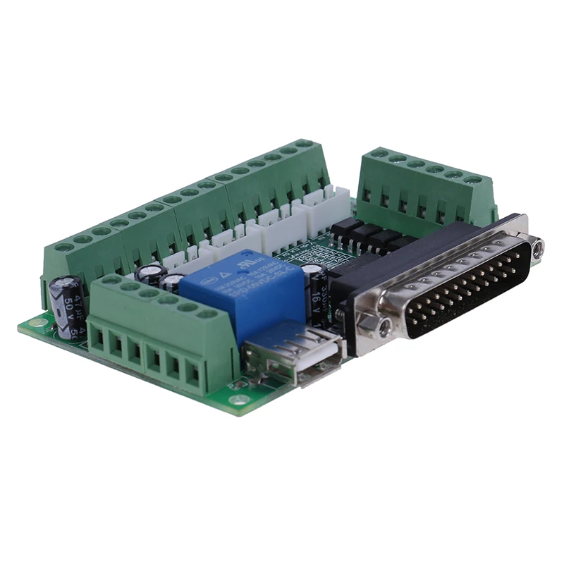 USB Interface 5 Axis Cnc Breakout Board For Stepper Driver Controller ...