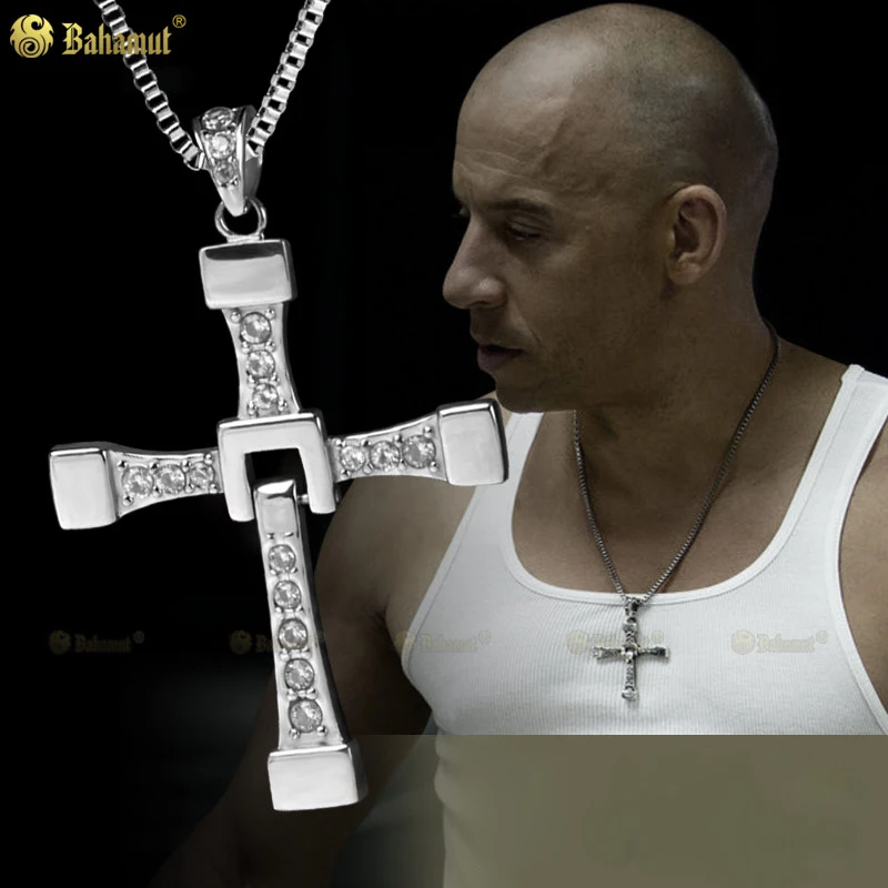 Bahamut Big size Fast and Furious 7 Dominic Toretto's Cross Necklace ...