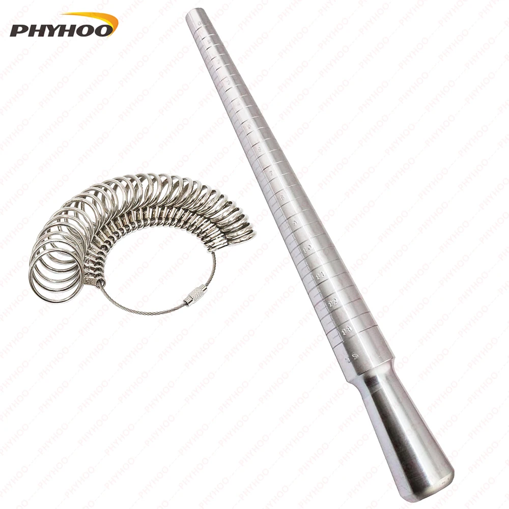 Aluminium-Ring-Sizer-Mandrel-Finger-Sizing-Measuring-Stick-and ...