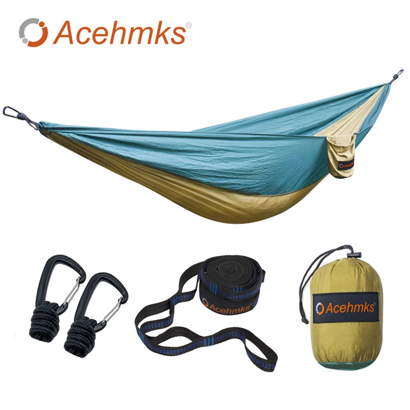 Acehmks Aluminum Alloy Snap Camping Hammock Swings 270cm*140cm Single ...