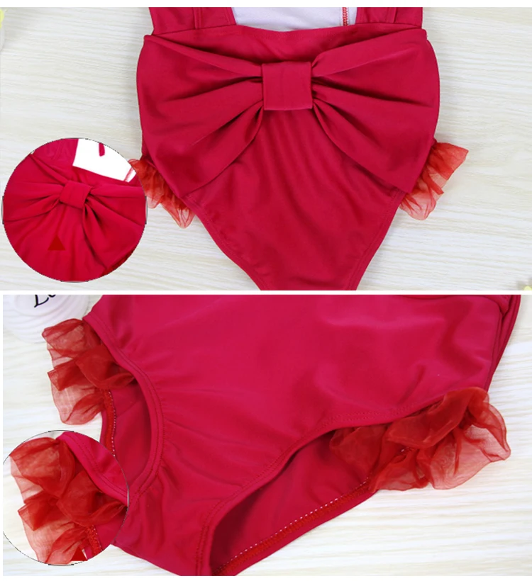 Muzhidou Bikini Kinder Nette Kinder Bikini Badeanzug Spitzedekoration Badeanzug Bademode Kinder