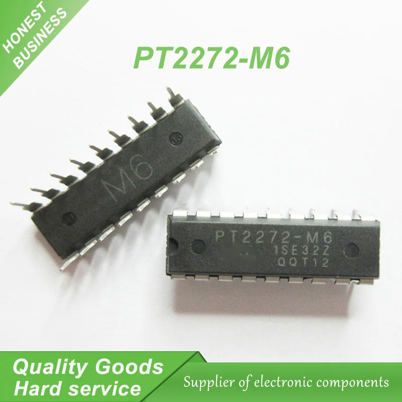 20pcs PT2272 M6 PT2272 DIP 18 M6 Remote control decoder IC new original ...