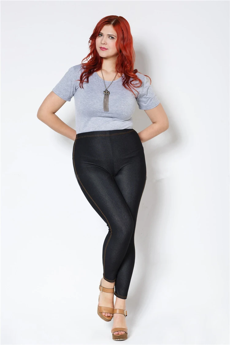 2016 New Collections Women`s Leggings Plus Size Xxxxxl Cotton Legings