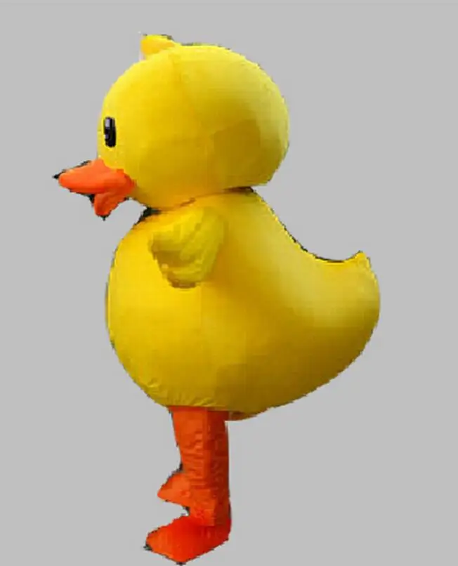Yellow Duck Mascot High Quality Costume - KawaiiMerch.com
