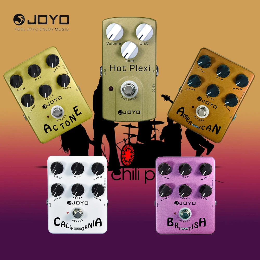 JOYO Guitar AMP Simulator American California British Sound Hot Plexi ...